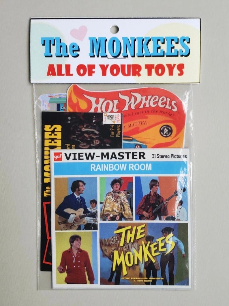 The MONKEES - All of Your Toys Sticker Set by Simian1 *includes ...
