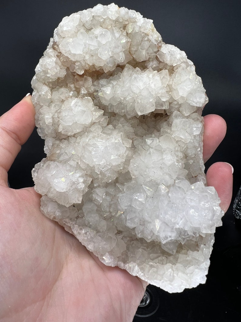 Natural Iridescent Anandalite Quartz: LGC Large Cabinet Size 5in/429g ...