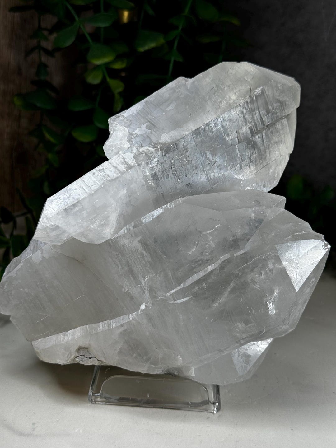 Gorgeous DT Cathedral Quartz W/ a Little Blue Amphibole From Diamantina, Brazil: XLC Extra Large ...