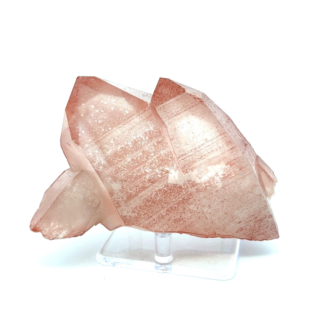 Beautiful Pink Lemurian Cluster From Serra Do Cabral, Minas Gerais ...