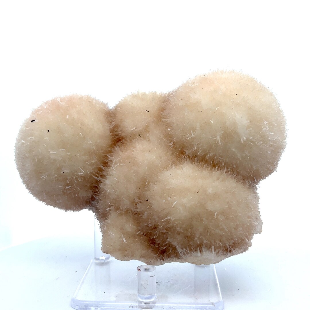 Blush Pink Mesolite From Nashik, Maharashtra, India, LGC Large Cabinet ...