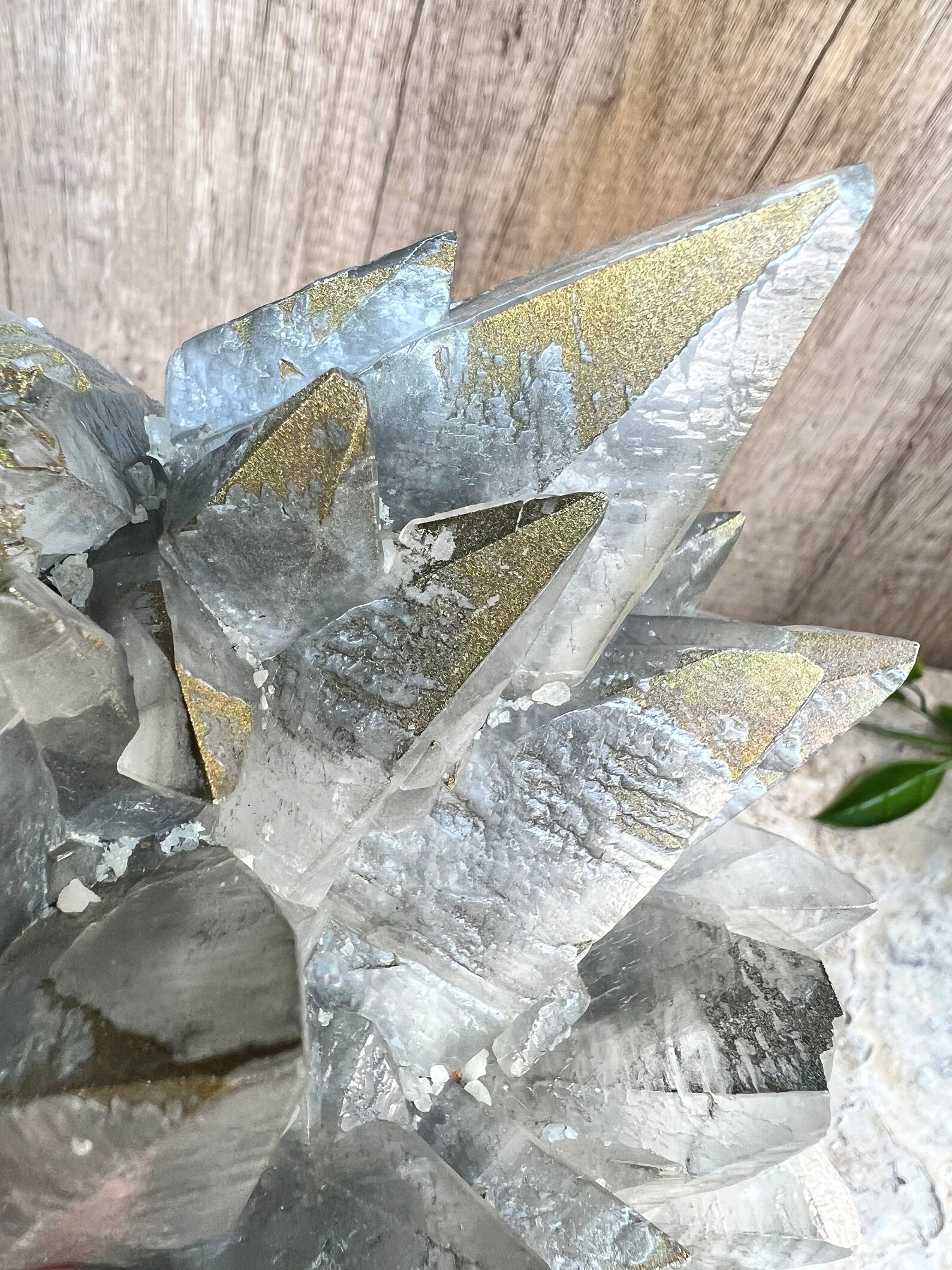 Grey Calcite W/ Iridescent Pyrite From Kayseri, Turkey, XLC Extra Large ...