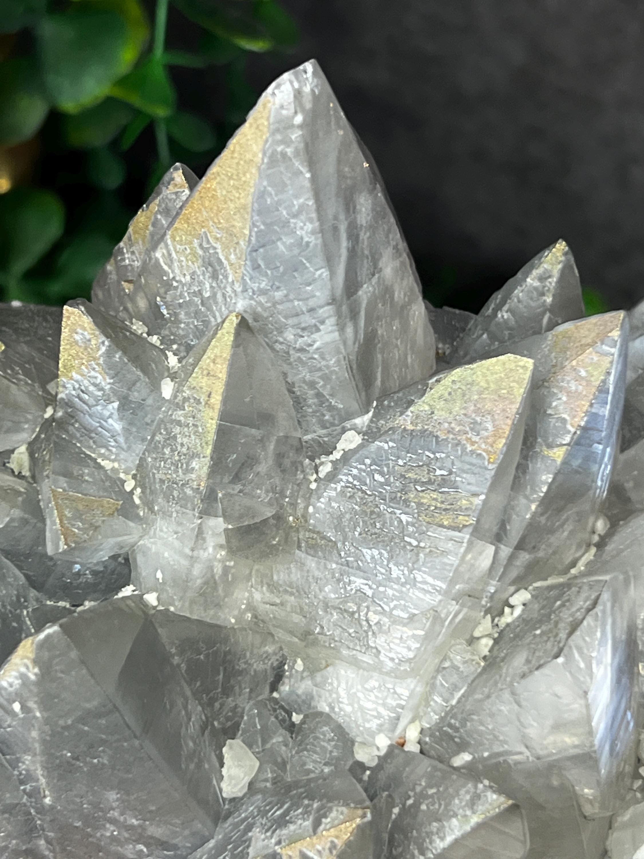 Grey Calcite W/ Iridescent Pyrite From Kayseri, Turkey, XLC Extra Large ...