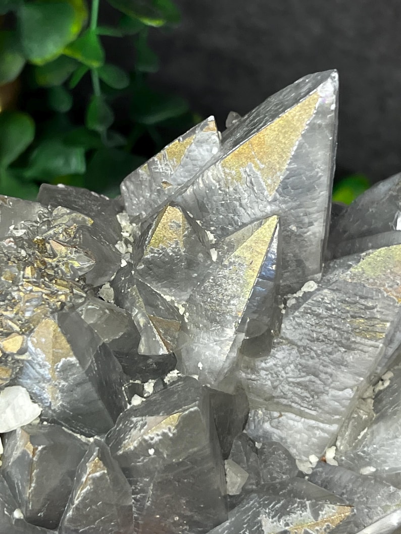 Grey Calcite W/ Iridescent Pyrite From Kayseri, Turkey, XLC Extra Large ...
