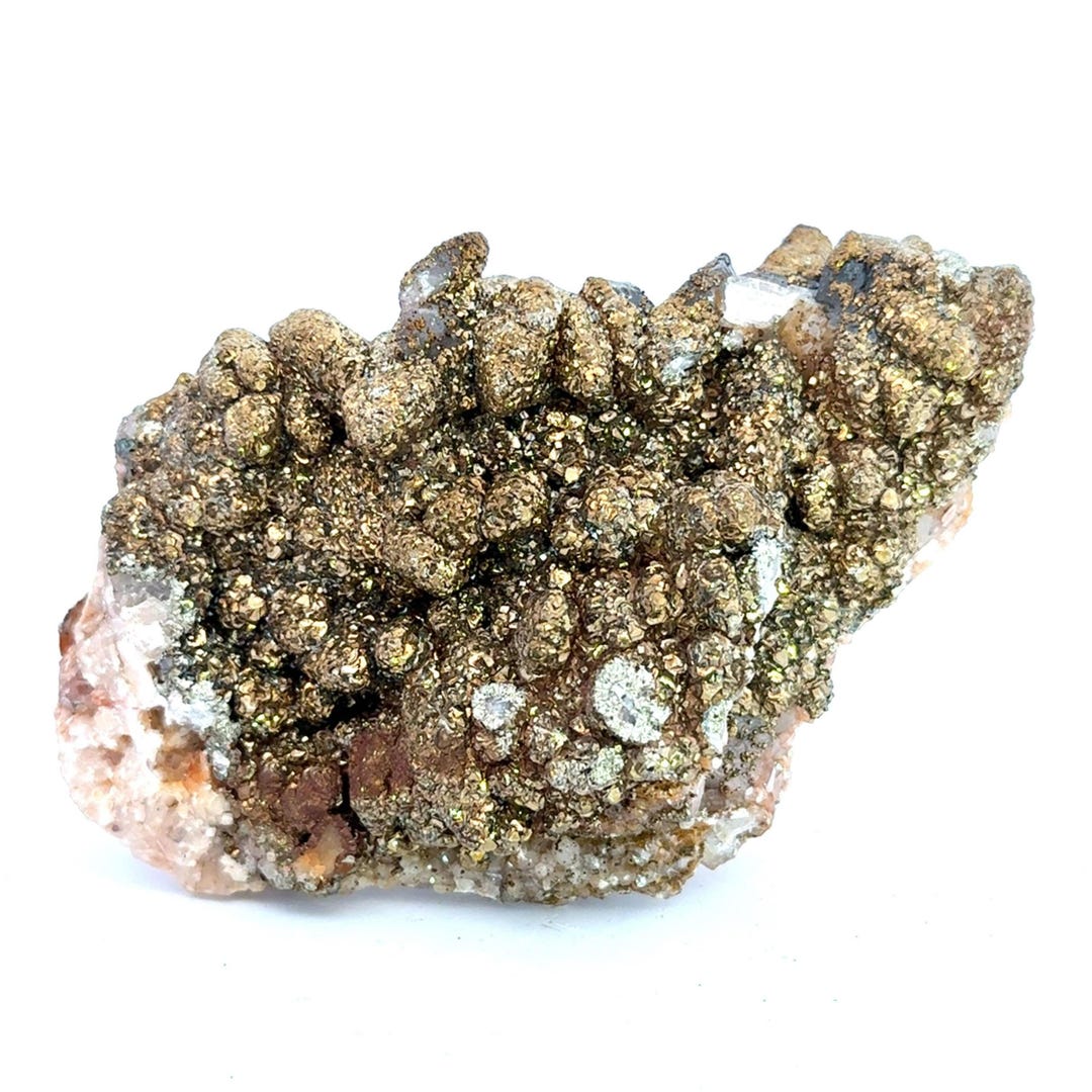 Pink Calcite With Iridescent Pyrite From Hubei, China: LGC Large ...
