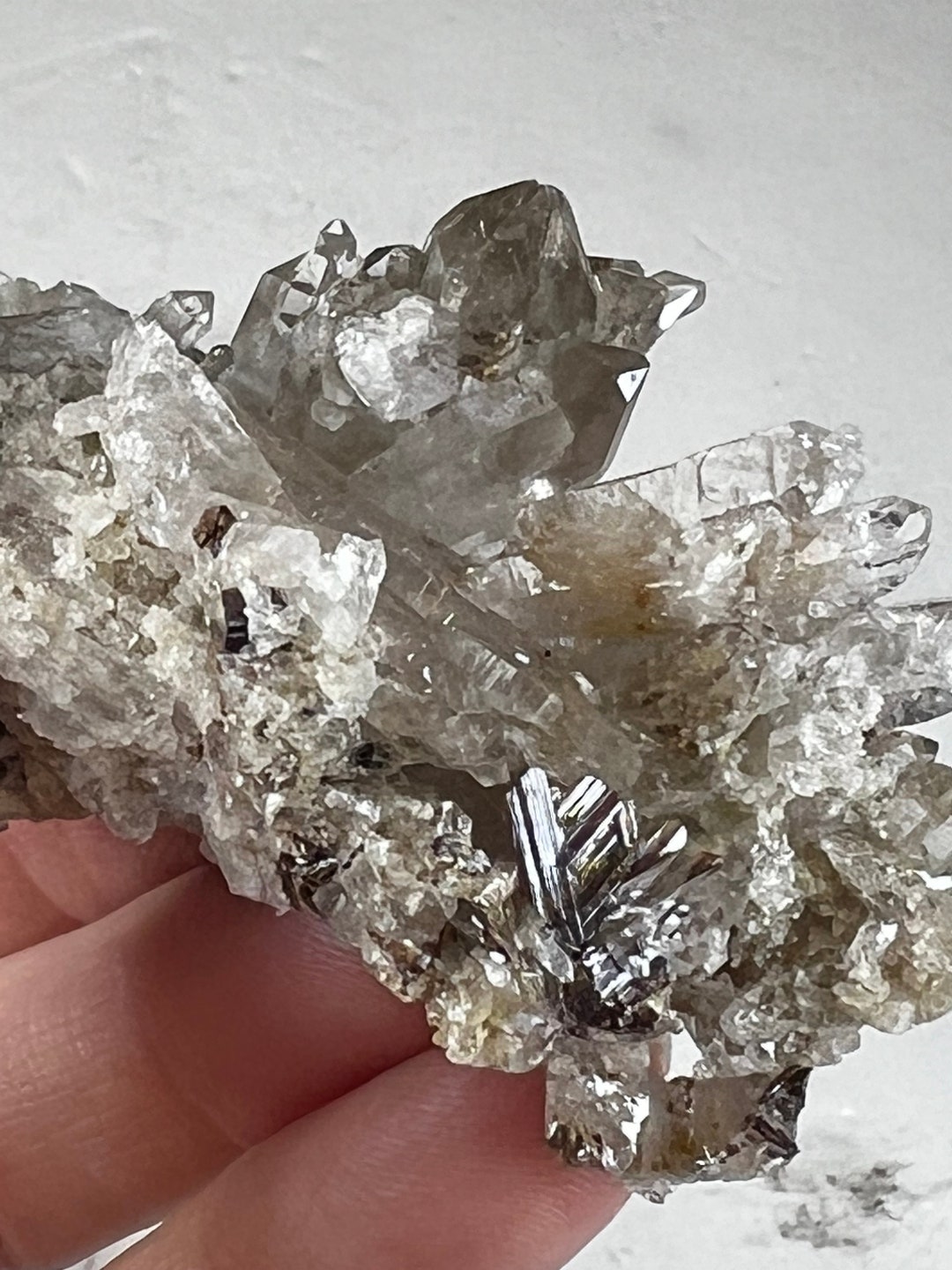 Quartz With Rutile & Inclusions From Diamantina, Brazil: SMC Small ...