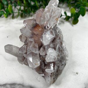 Pink / Silver Hematoid Quartz Cluster From Diamantina, M.G., Brazil ...