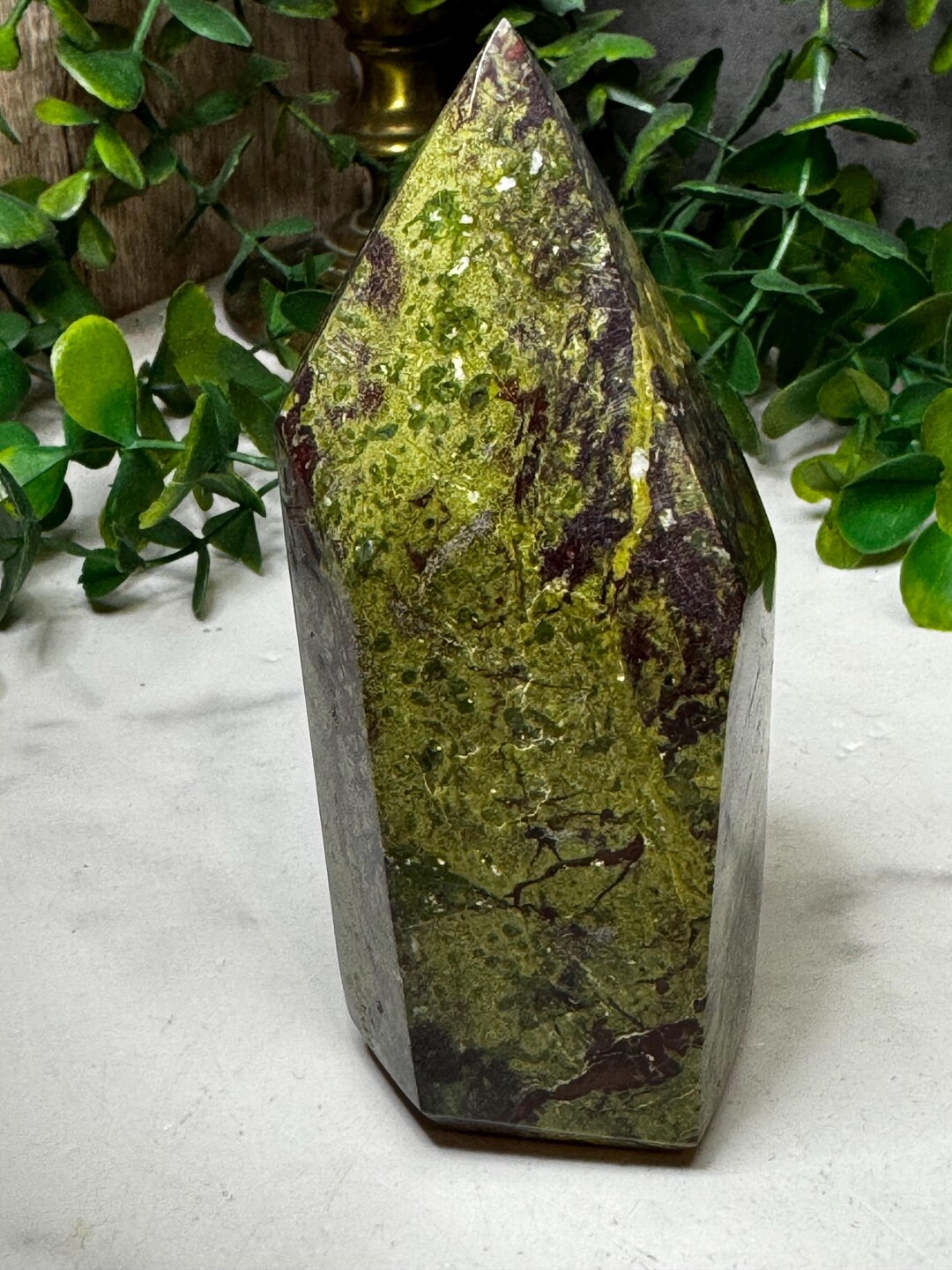 Bastite Dragon Bloodstone Tower From Tshipise, South Africa: LGC Large ...