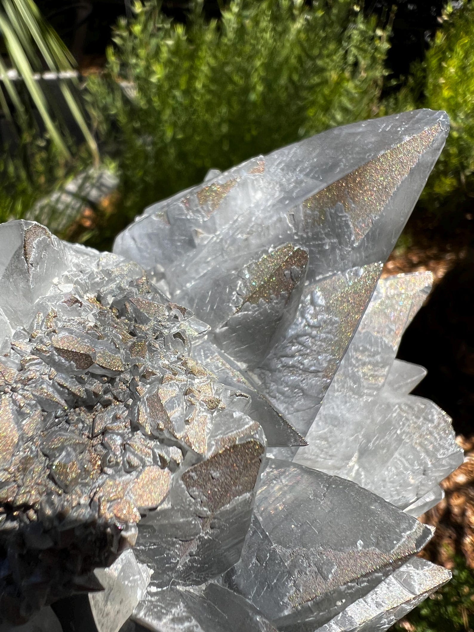 Grey Calcite W/ Iridescent Pyrite From Kayseri, Turkey, XLC Extra Large ...