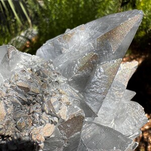 Grey Calcite W/ Iridescent Pyrite From Kayseri, Turkey, XLC Extra Large ...