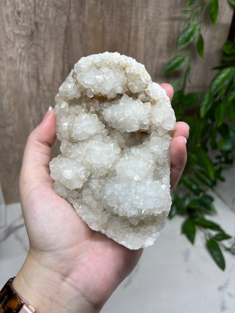 Natural Iridescent Anandalite Quartz: LGC Large Cabinet Size 5in/429g ...