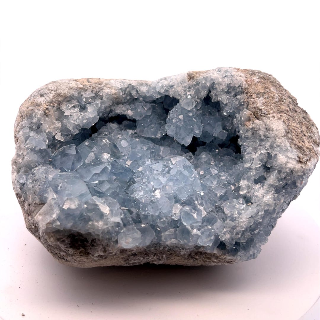 Stunning Celestite / Celestine Geode From Sakoany, Madagascar: XLC ...