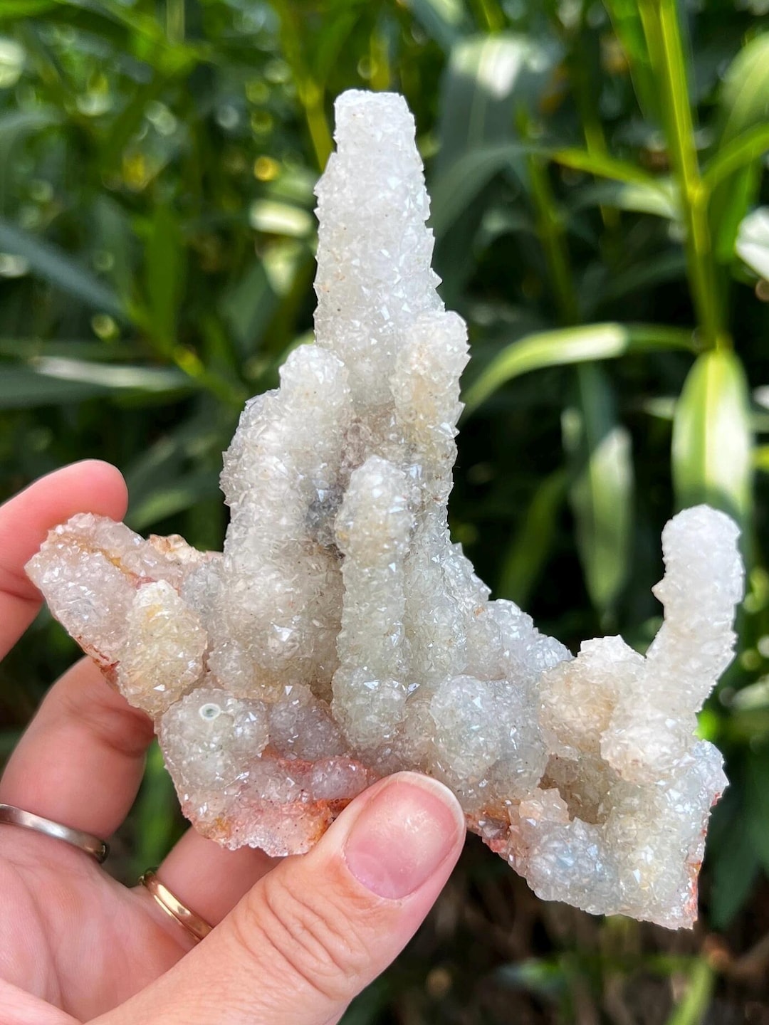 Multicolored Quartz Stalactites From Madhya, Pradesh, India, LGC Large ...