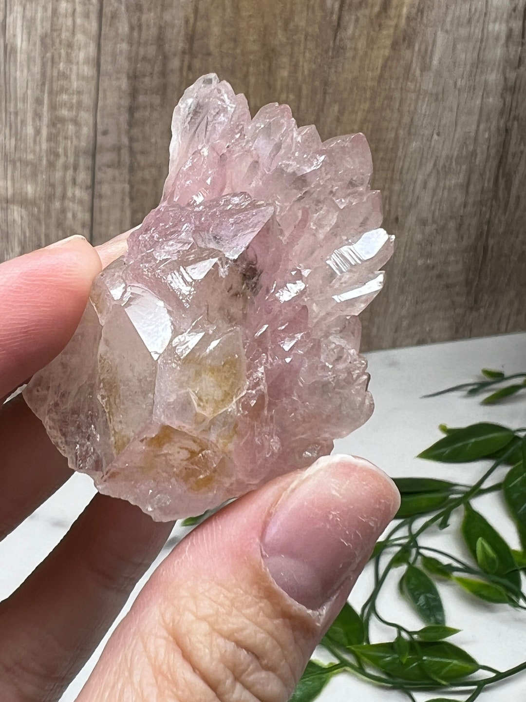 Stunning Pink Crystallized Quartz: MIN Miniature Size, 1.9in/27g From ...