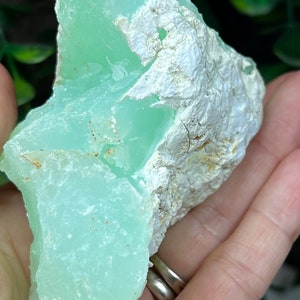 Beautiful Blue-green Chrysoprase From Indonesia, CAB Cabinet Size 3in ...