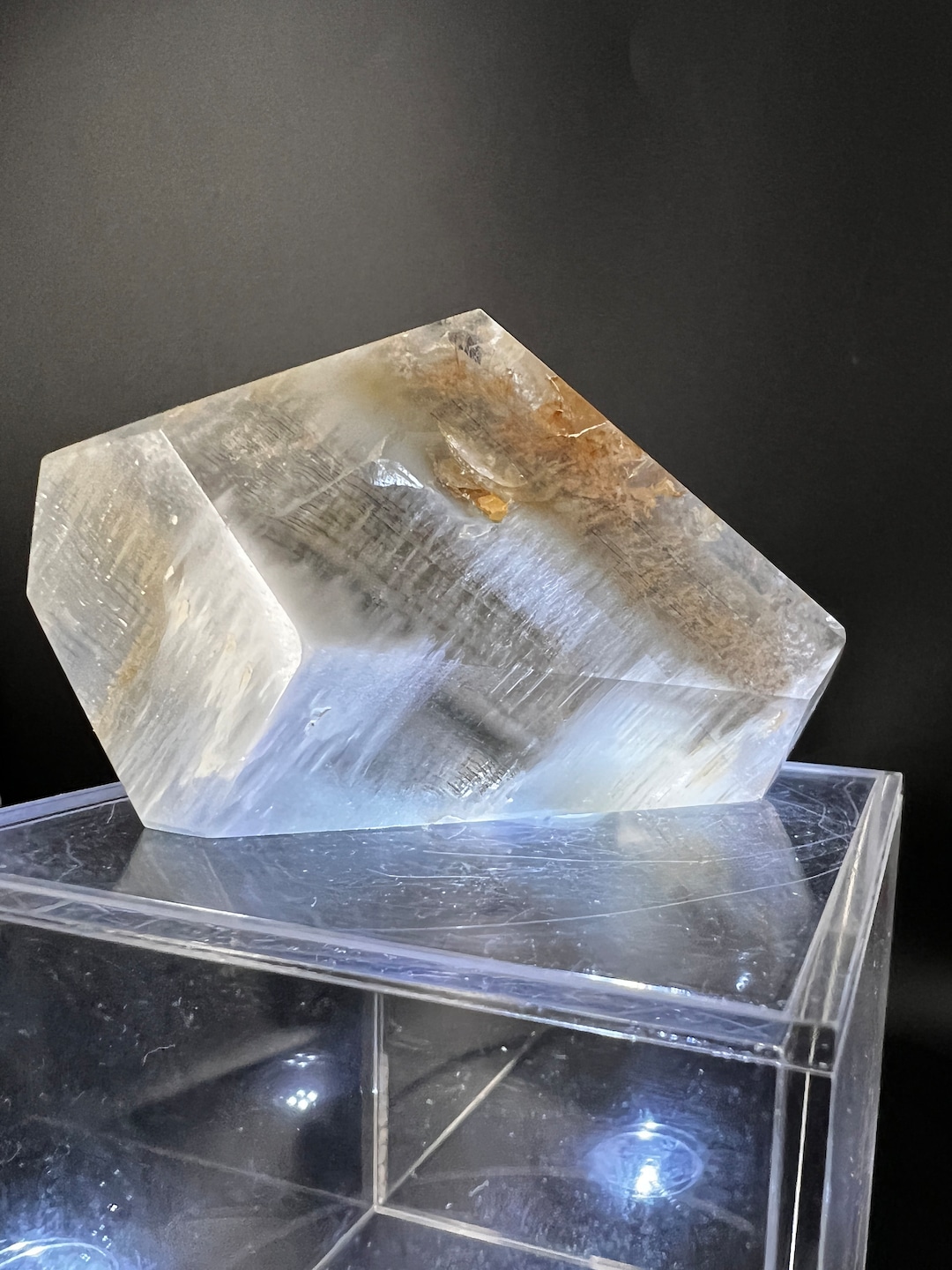 Blue Amphibole Quartz / Angel Phantom Quartz, Bahia, Brazil, Cabinet ...