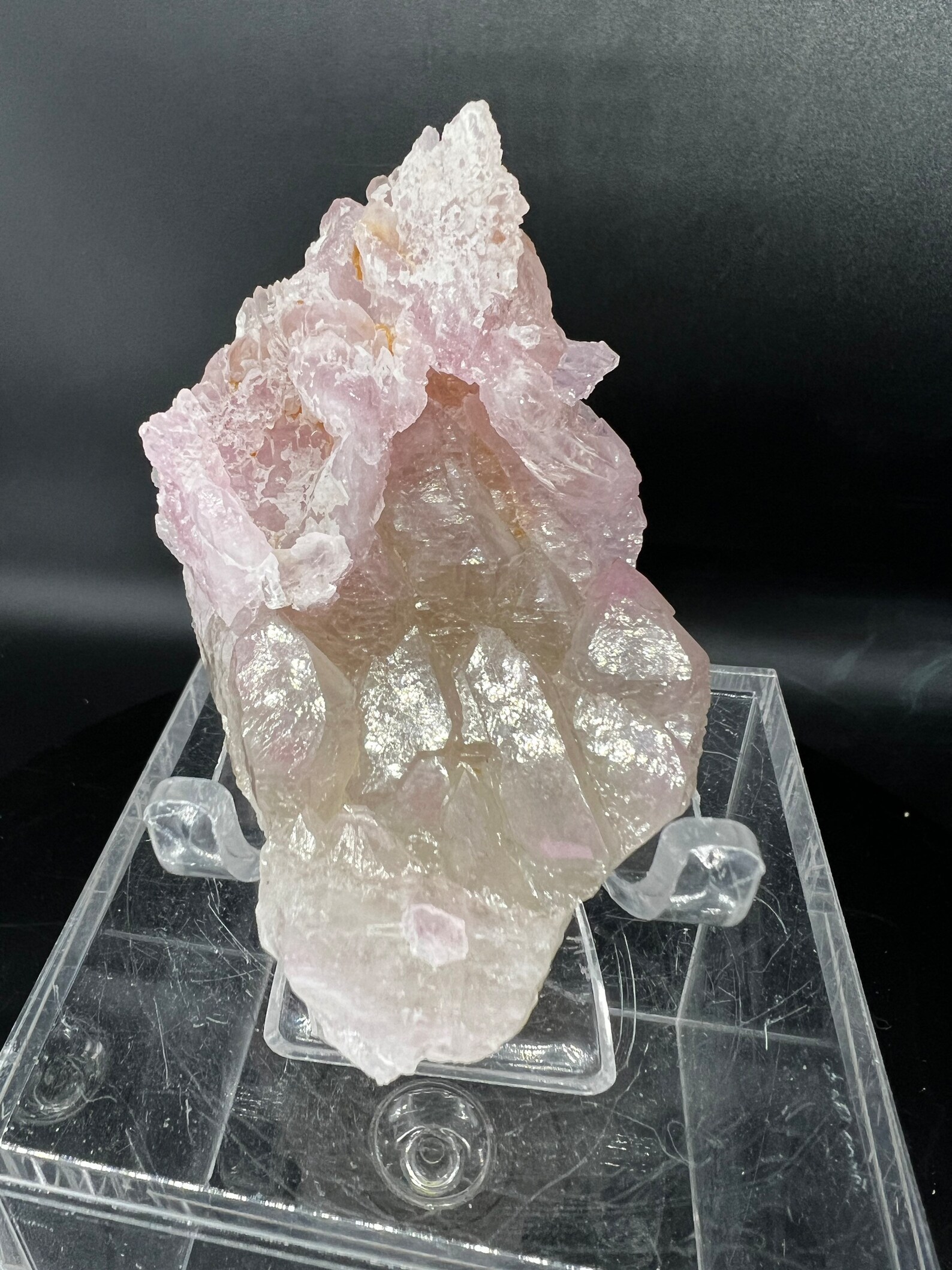 Rare Pink Crystallized Rose Quartz From Itinga, Minas Gerais, Brazil ...