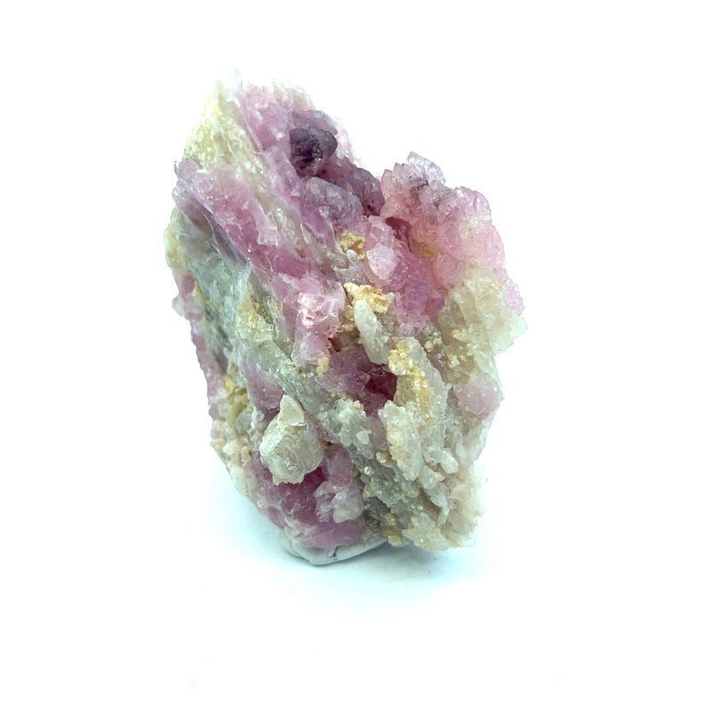 Rare Pink Crystalline Rose Quartz: Taquaral Itinga, Brazil (3.25in/236g ...