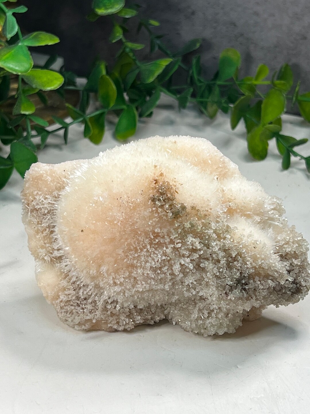 Blush Pink Mesolite From Nashik, Maharashtra, India, LGC Large Cabinet ...