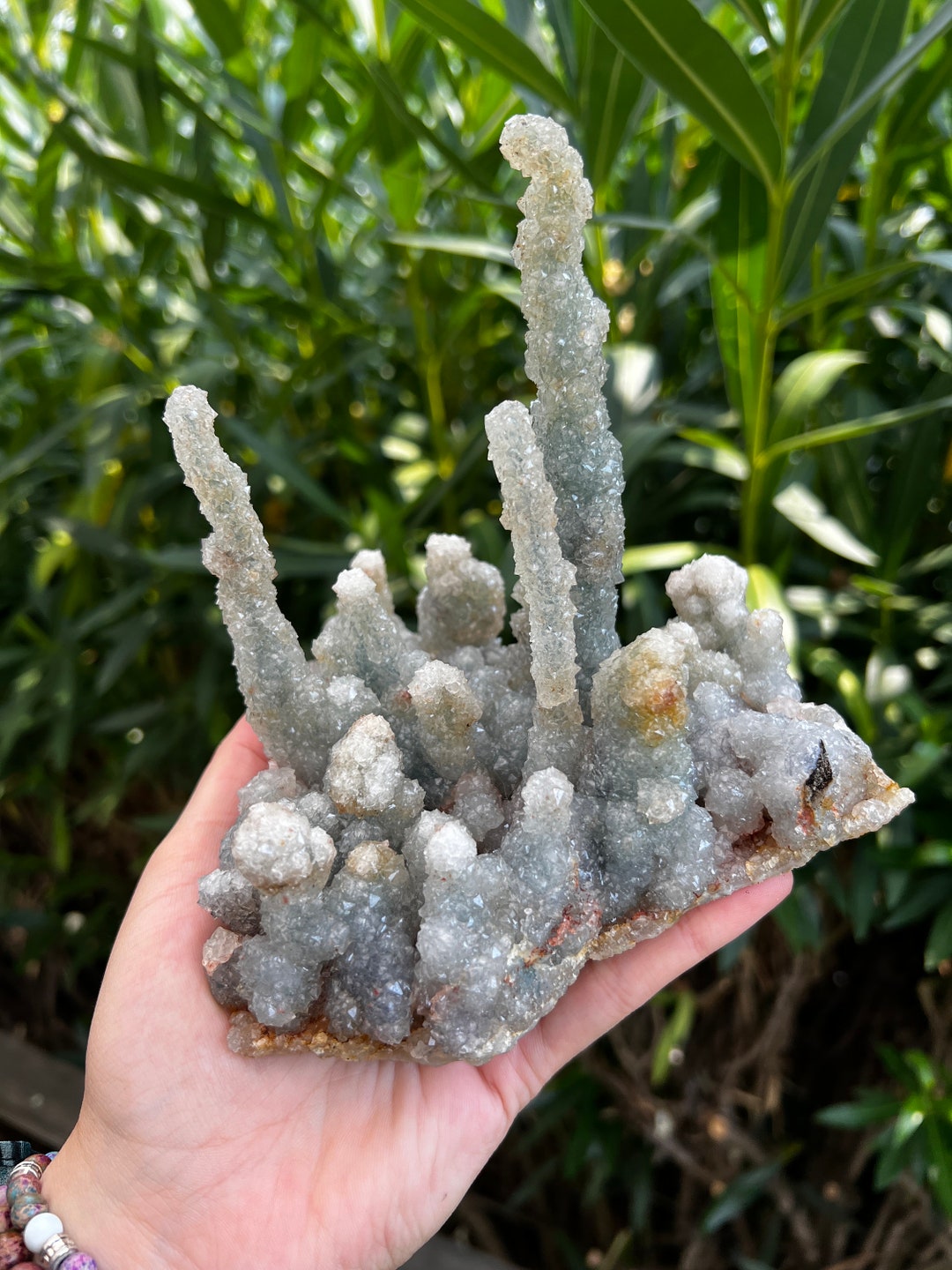 Multicolored Quartz Stalactites From Madhya, Pradesh, India, LGC Large ...