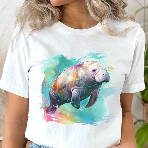 Manatee T Shirt - Etsy