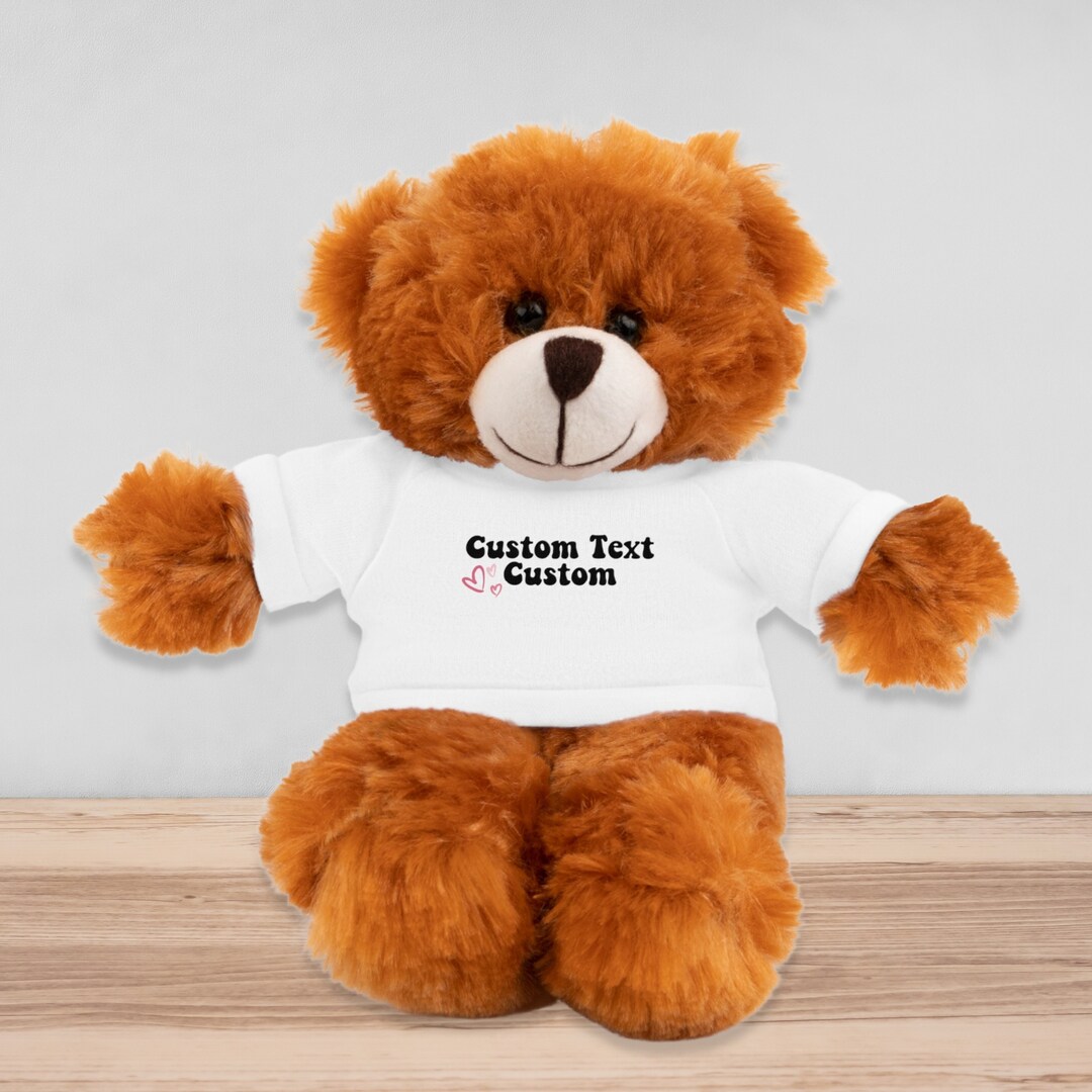 Custom Stuffed Animal Personalized Stuffed Animal Teddy Bear Bunny Lamb ...