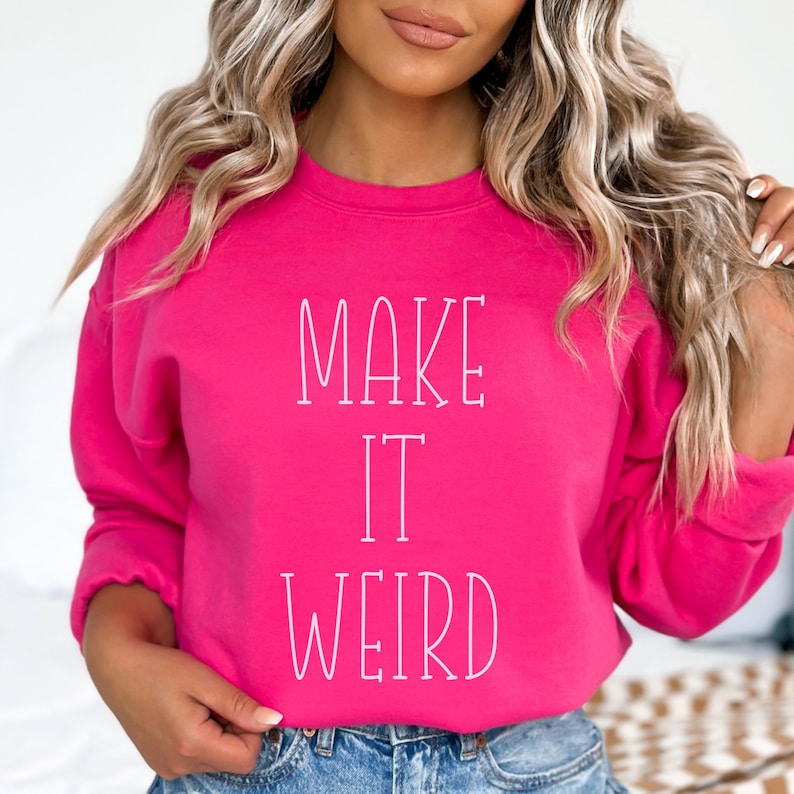 Weirdo Sweater, Weird Shirt, Make It Weird, Weirdcore Sweater, Silly ...