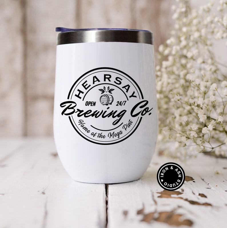 Mega Pint Wine Glass Tumbler, Wine Cup, Johnny Cup, Johnny Tumbler ...