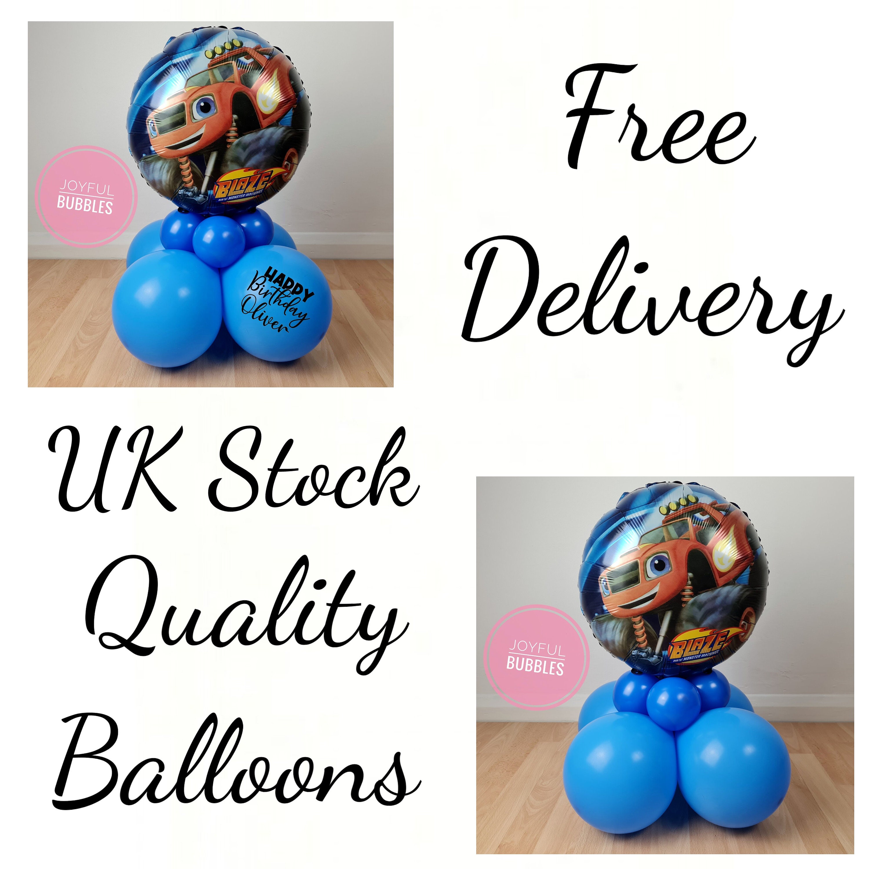 Blaze and the Monster Machines BOY Party 18'' Foil Balloon Table ...
