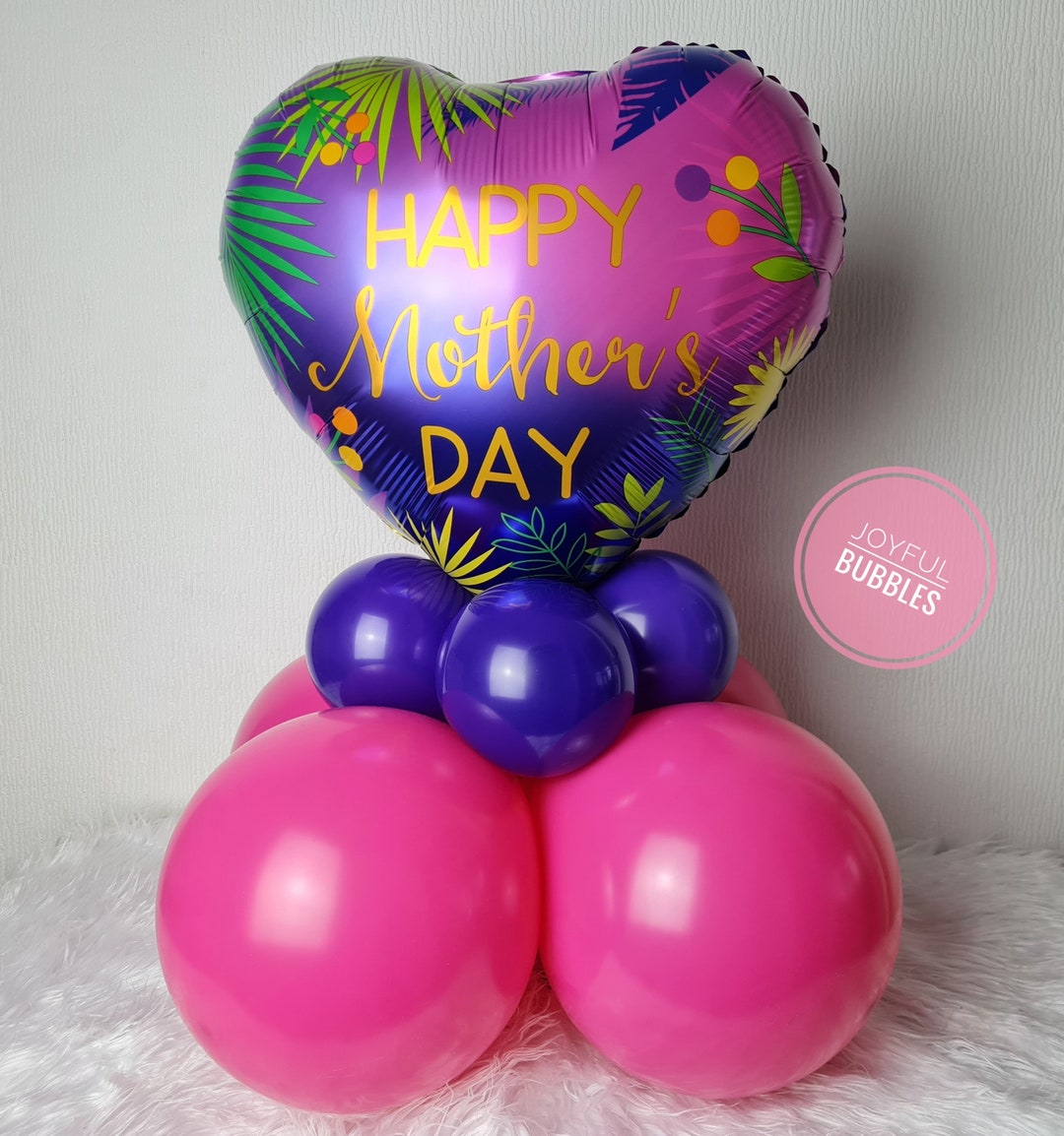 Happy Mother's Day Heart Shape 18" Foli Balloon Kit Party Gift ...