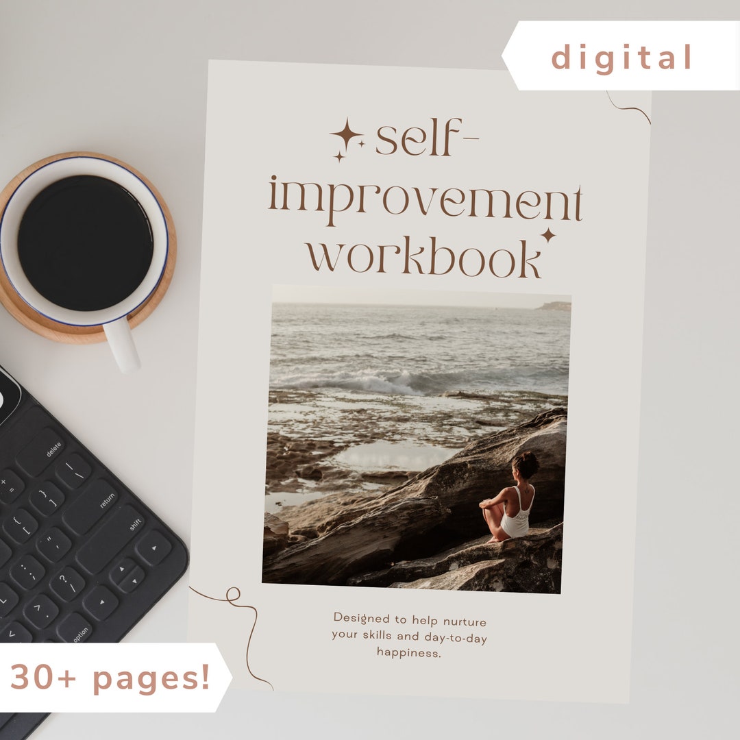 Self-improvement 30-day Workbook | Digital Workbook and Journal for ...