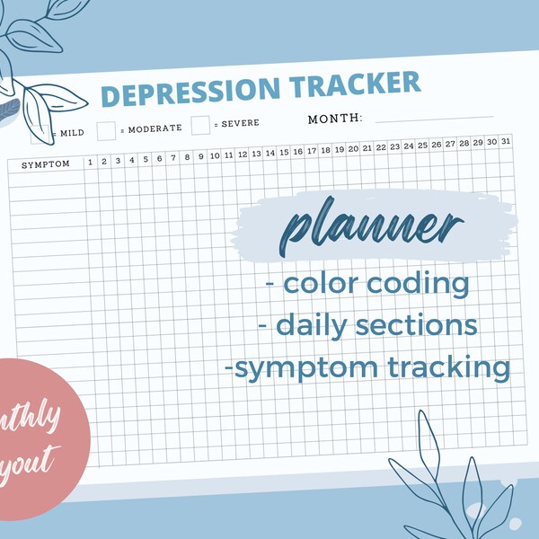 Depression Tracker - Etsy