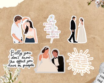The Summer I Turned Pretty Stickers - Etsy