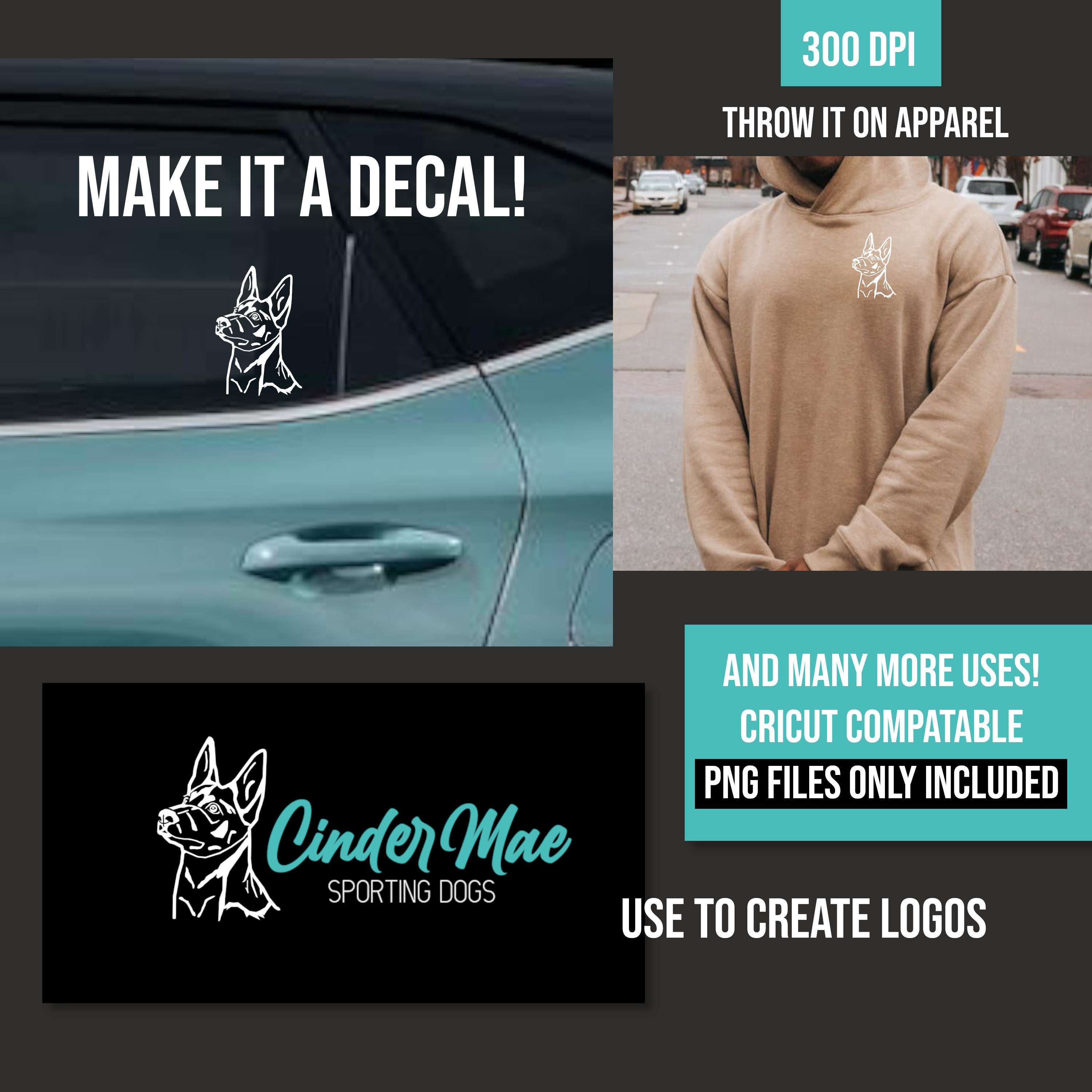 Belgian Malinois Dog Outline PNG Instant Digital Download Mal Working ...