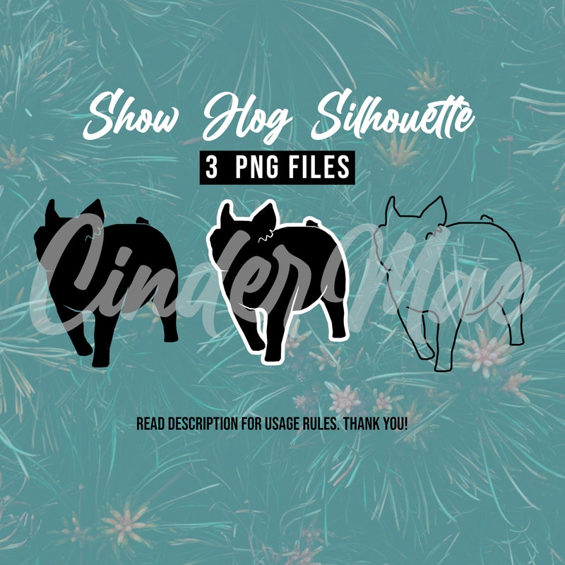 Show Pig Svg - Etsy