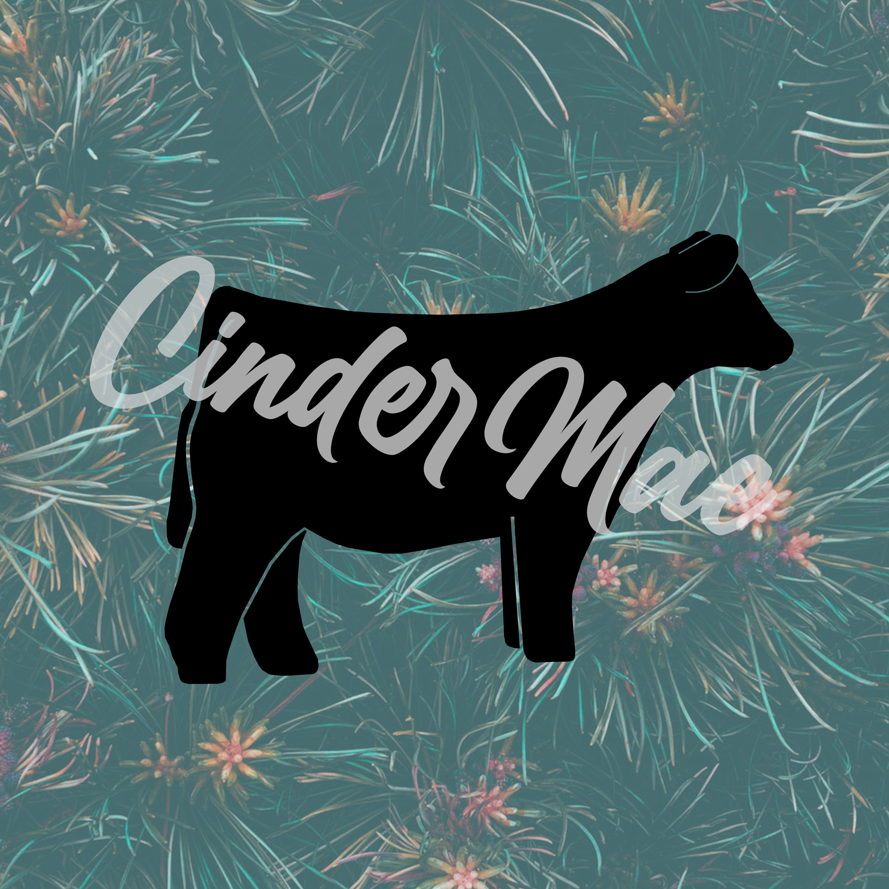 Steer Silhouette Bundle || PNG Digital Downloads || 3 Variations ...