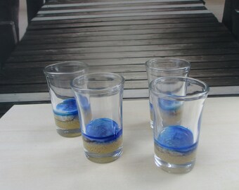 Ocean Shot Glasses - Etsy
