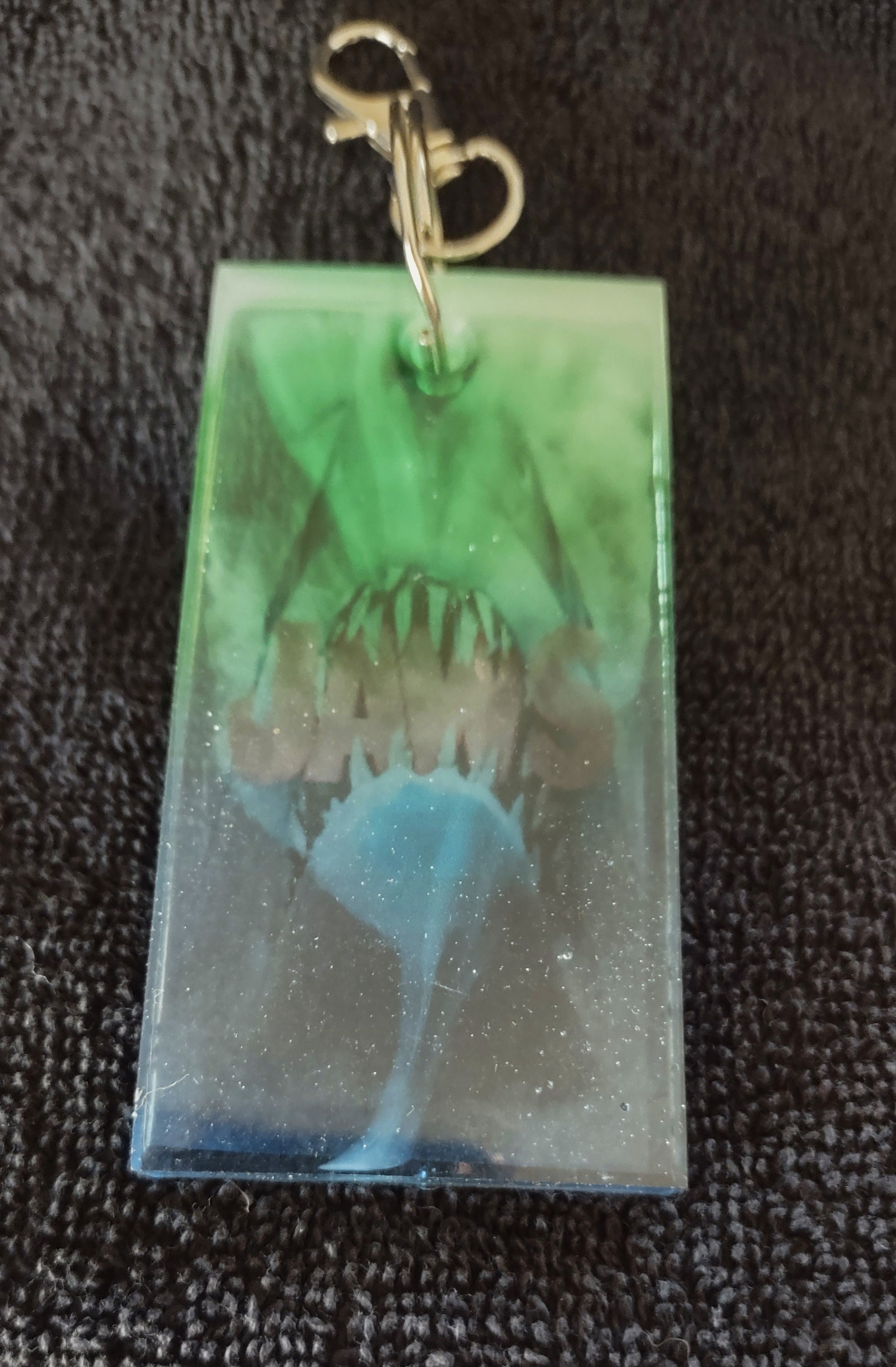 JAWS Shark Keychain With Accessory Clip. Handmade. Resin. - Etsy