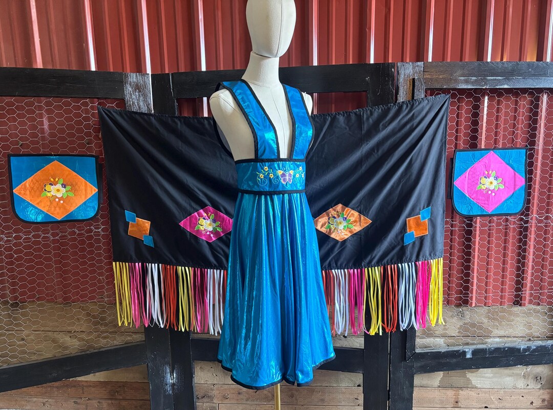 Girls Fast and Fancy Shawl Regalia Size 8 - Etsy