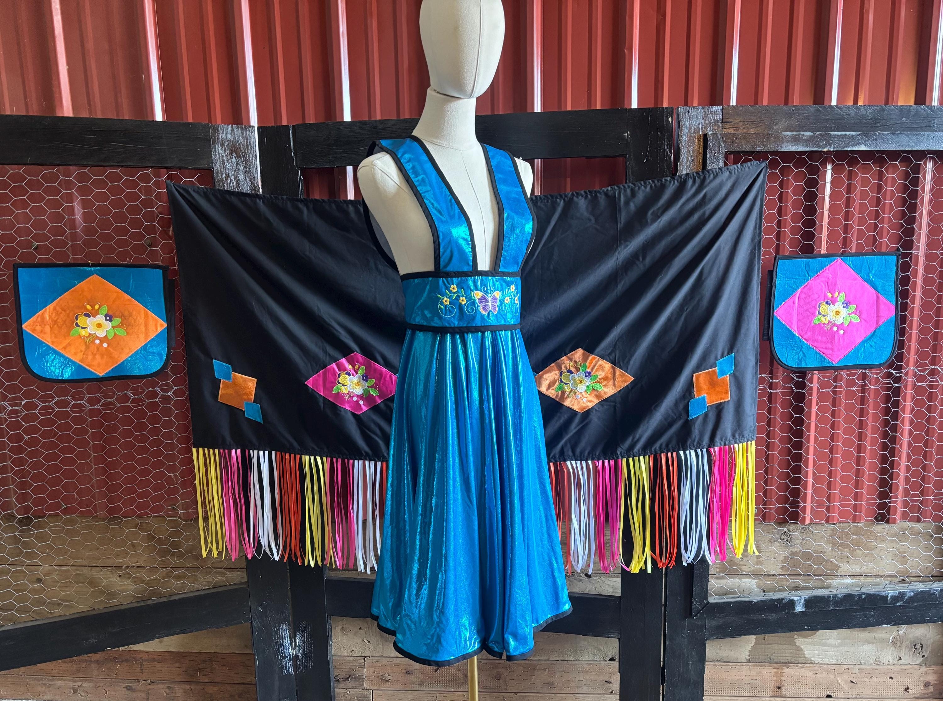 Girls Fast and Fancy Shawl Regalia Size 8 - Etsy