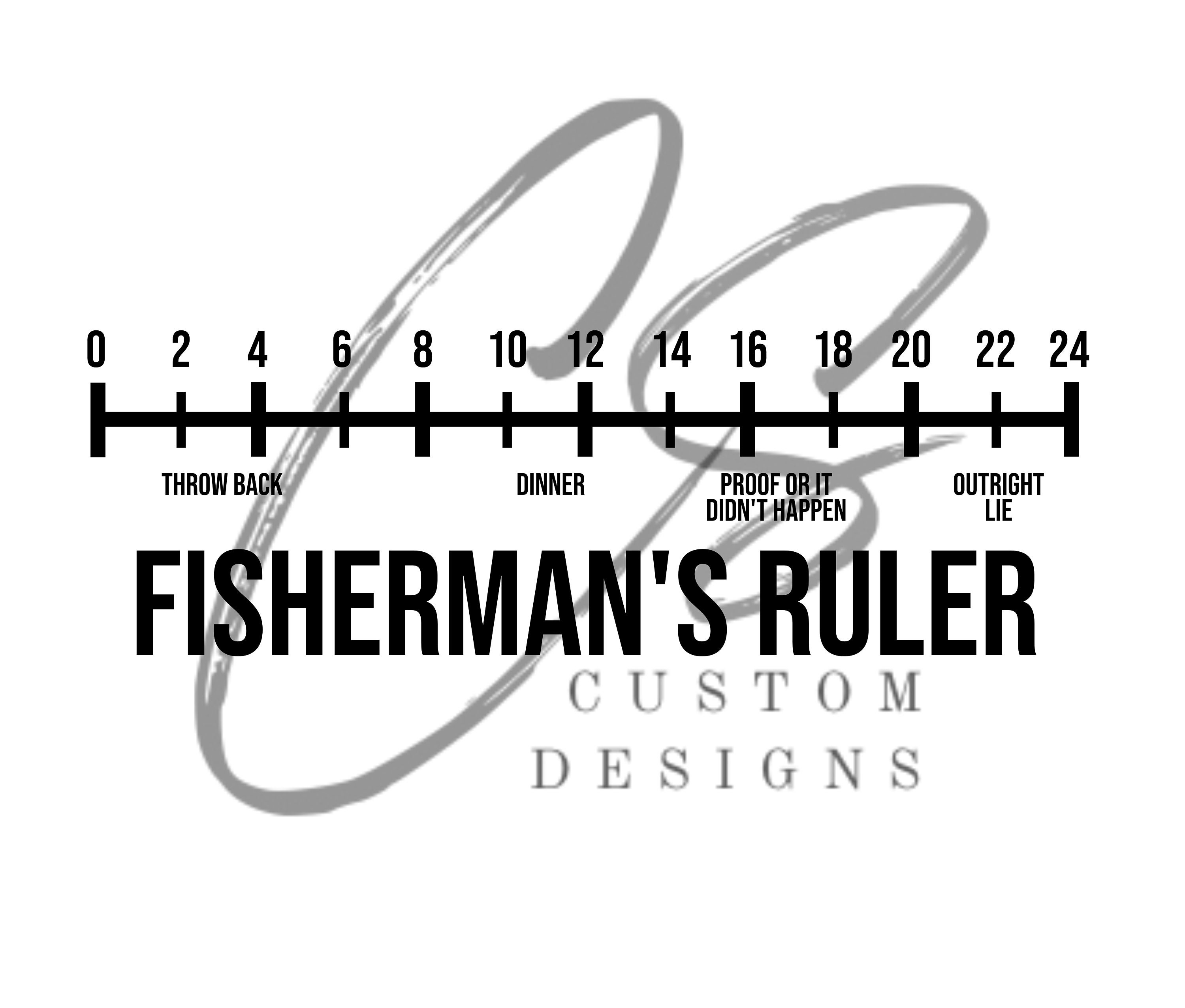 Fisherman's Ruler Digital Design, PNG, SVG - Etsy