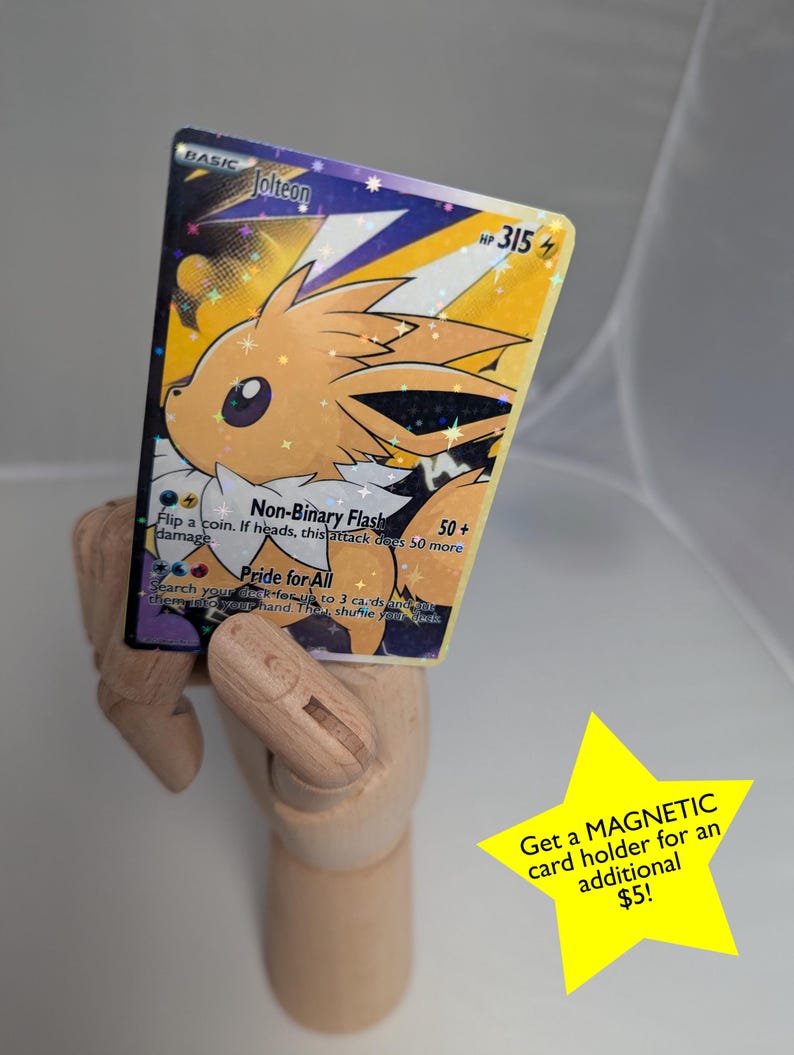 Pride Eeveelution Inspired Orica Card, LGBTQIA Pride - Etsy