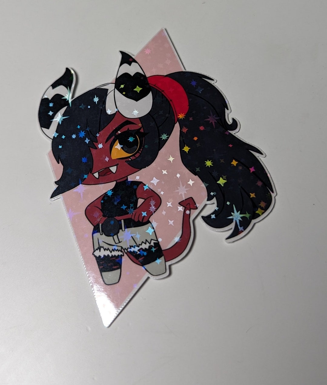 Individual Helluva Boss Inspired Chibi Sticker for Laptops ...