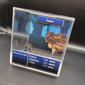 Handmade Final Fantasy VI Diorama Cube: Sabin Suplex Phantom Train - Etsy
