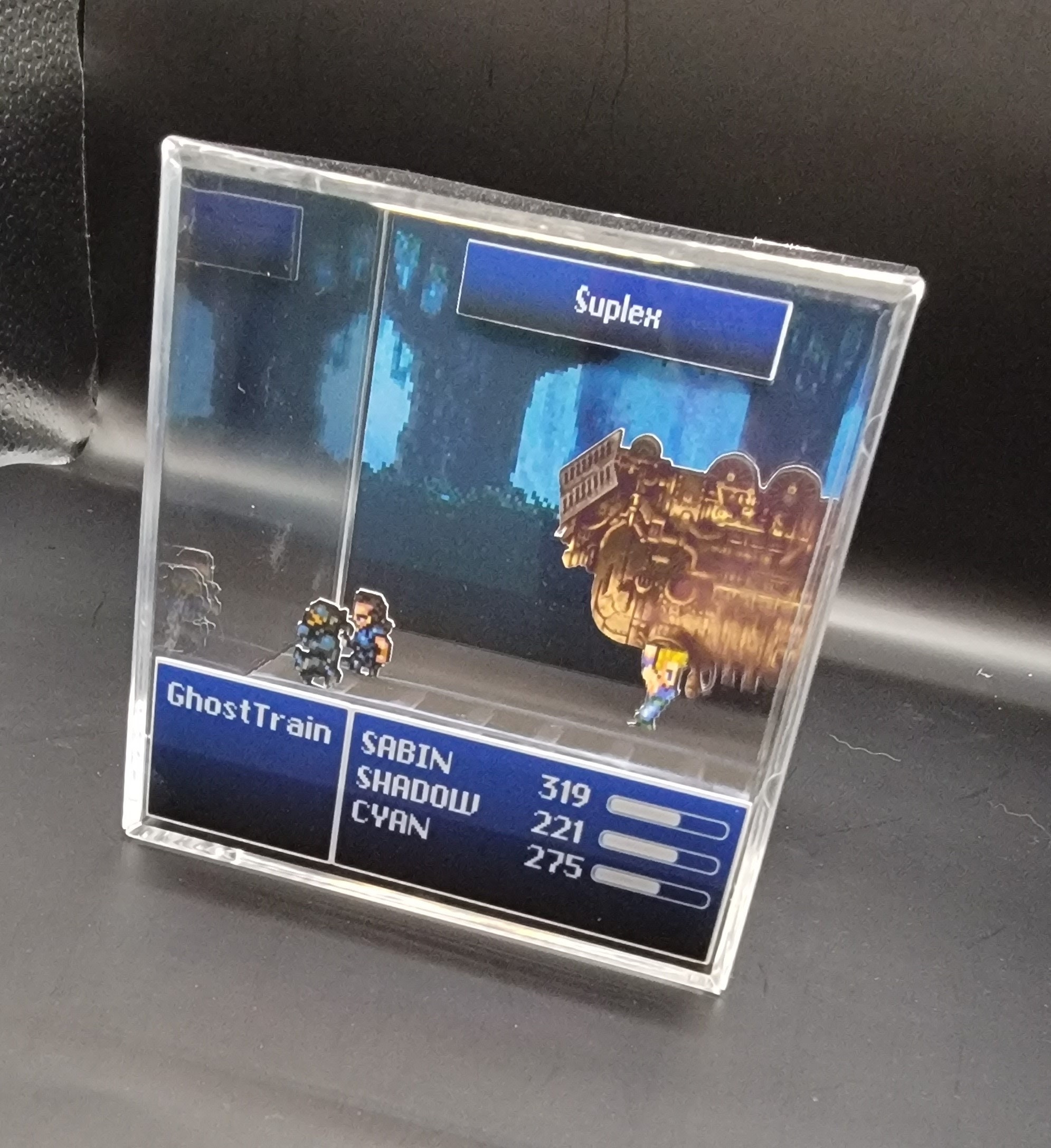 Handmade Final Fantasy VI Diorama Cube: Sabin Suplex Phantom Train - Etsy