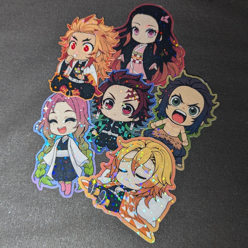 Demon Slayer Chibi Characters - Etsy
