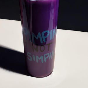 Pimpin Not Simpin Hazbin Hotel Inspired Tumbler - Etsy