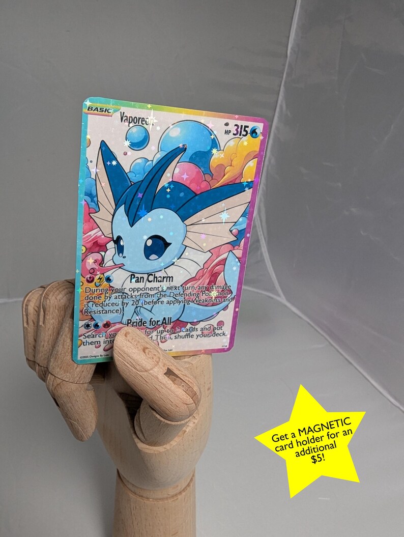 Pride Eeveelution Inspired Orica Card, LGBTQIA Pride - Etsy