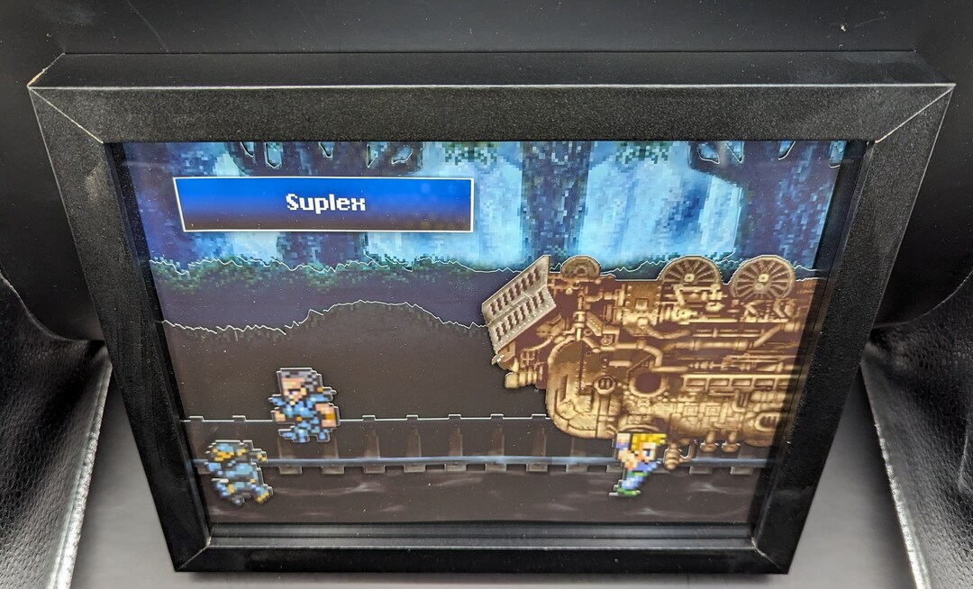 Sabin Suplex Video Game Inspired Layered Shadow Box - Etsy