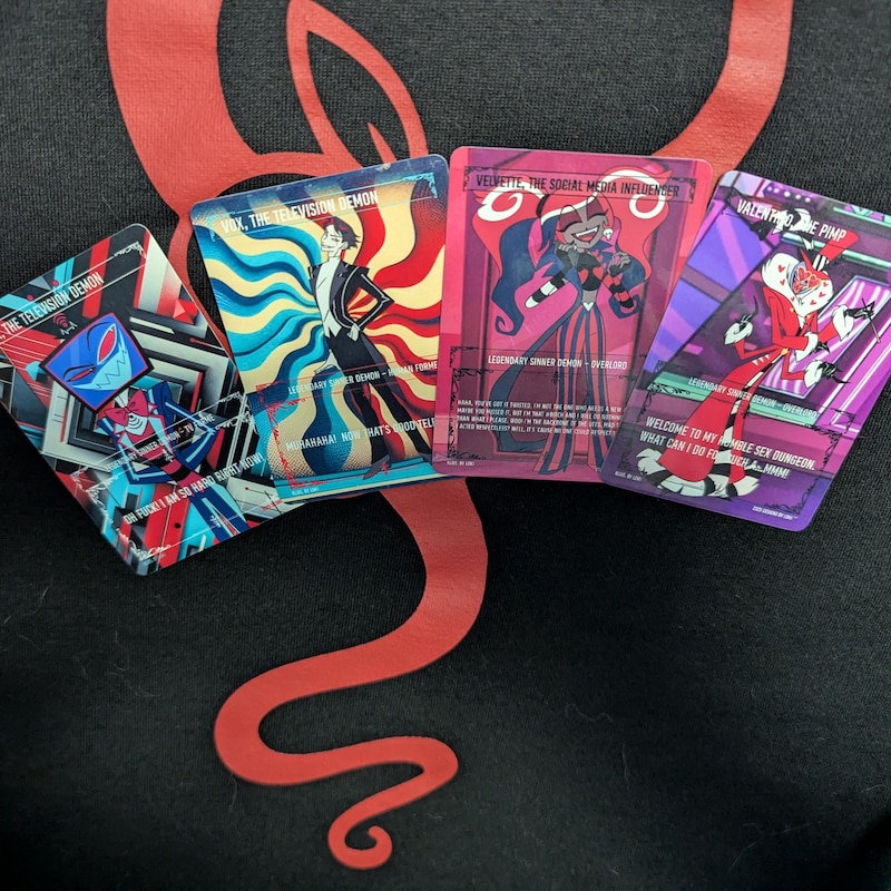Hazbin Hotel Trading Cards - Etsy